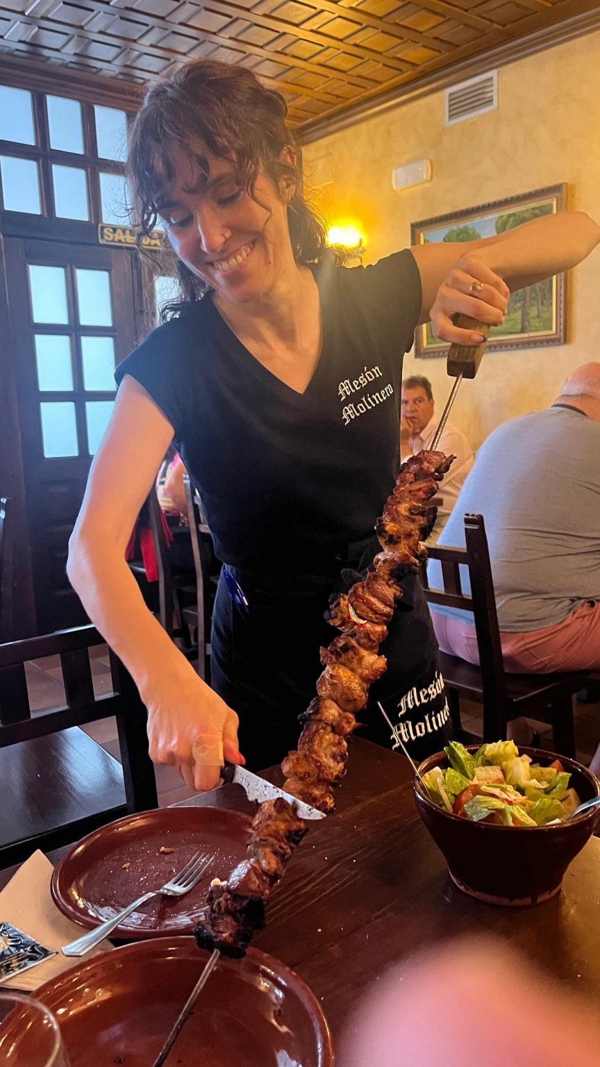 Pincho de Lechazo Mesón Molinero - Valladolid, guía de viajes y turismo